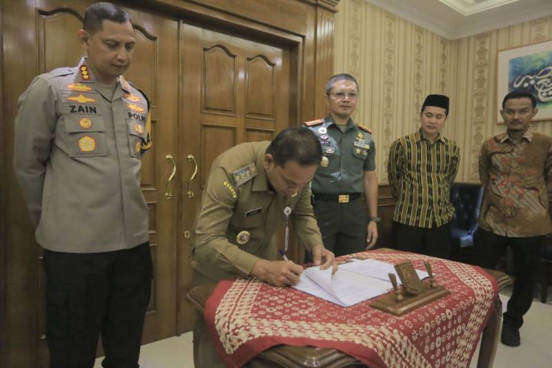 Dukung Suksesnya Pilkada, Pemkot Teken NPHD Dukung Suksesnya Pilkada, Pemkot Teken NPHD